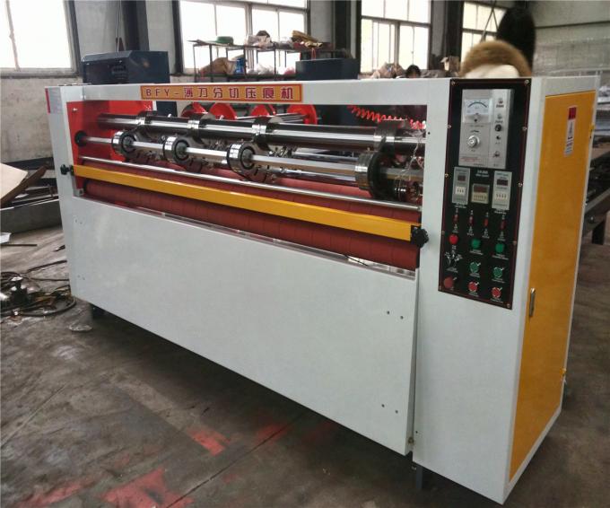 2000mm Thin Blade Slitter Scorer Machine / Corrugated Slitter Machine