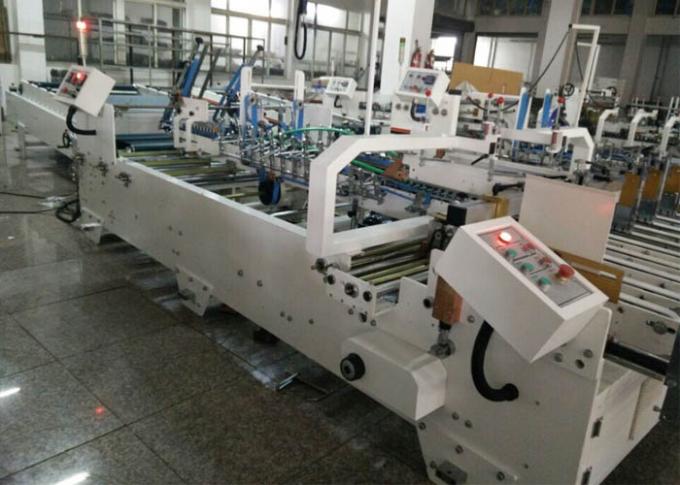Bottom Box Folder Gluer Machine Pre Fold / Crash Lock Flexible Operation
