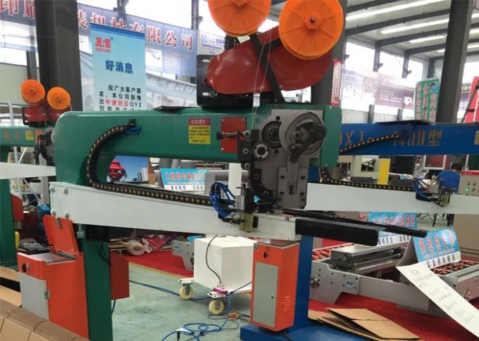 Manual Carton Box Stitching Machine , Corrugated Box Making Machine