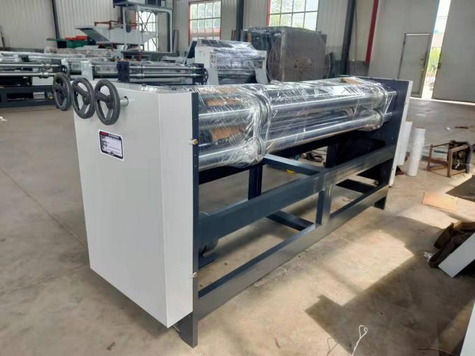 Manual Feeding Six Bar Slitter Scorer Machine For Corrugated Carton Box