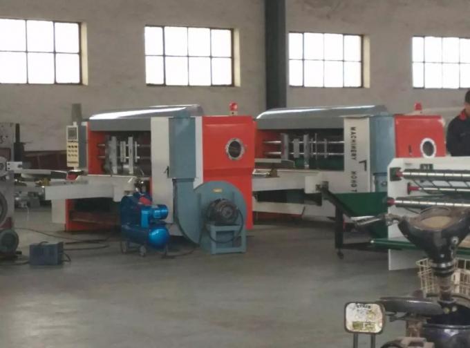 Automatic Feeder Rotary Die Cutter , Corrugated Cardboard Cutting Machine