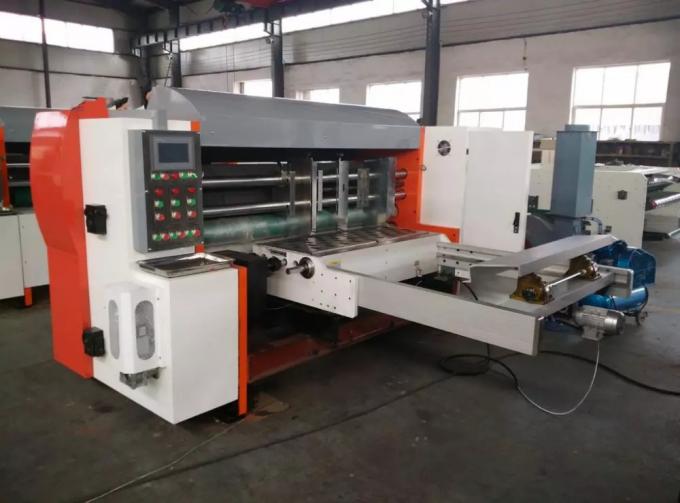 Automatic Feeder Rotary Die Cutter , Corrugated Cardboard Cutting Machine