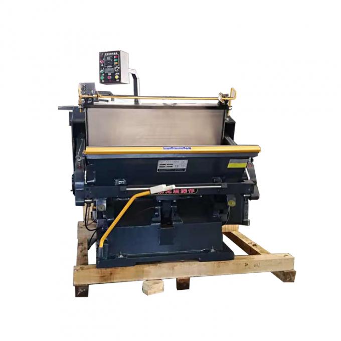 Corrugated Carton Box 2.2kw Creasing And Die Cutting Machine
