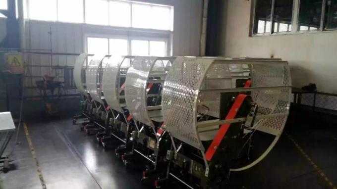 Automatic Strapping Binding Machine Blue Color For Corrugated Cardboard