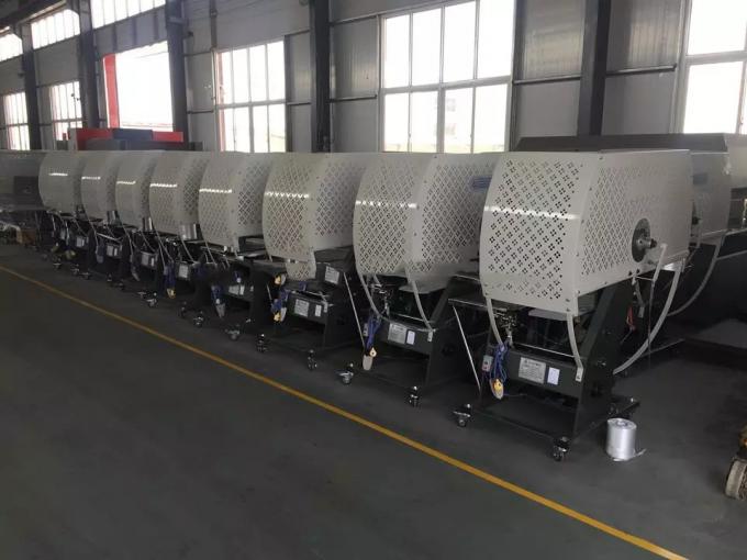 Automatic Strapping Binding Machine Blue Color For Corrugated Cardboard