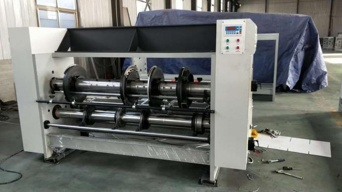 Chain Type Rs4 Slotting Corrugation Machine , Manual Feeding Carton ...