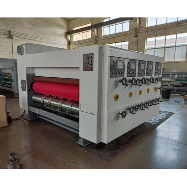 4 Color Flexo Corrugated Box Printing Machine Automatic Feeding