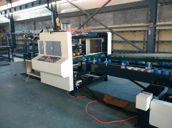 Separate Correction Box Folder Gluer Machine Quick For Straight Line Box