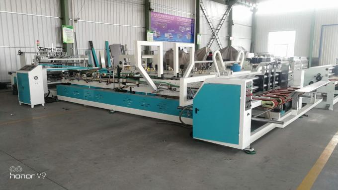 Touch Screen 2000mm Automatic Folder Gluer Machine For Corrugated ...