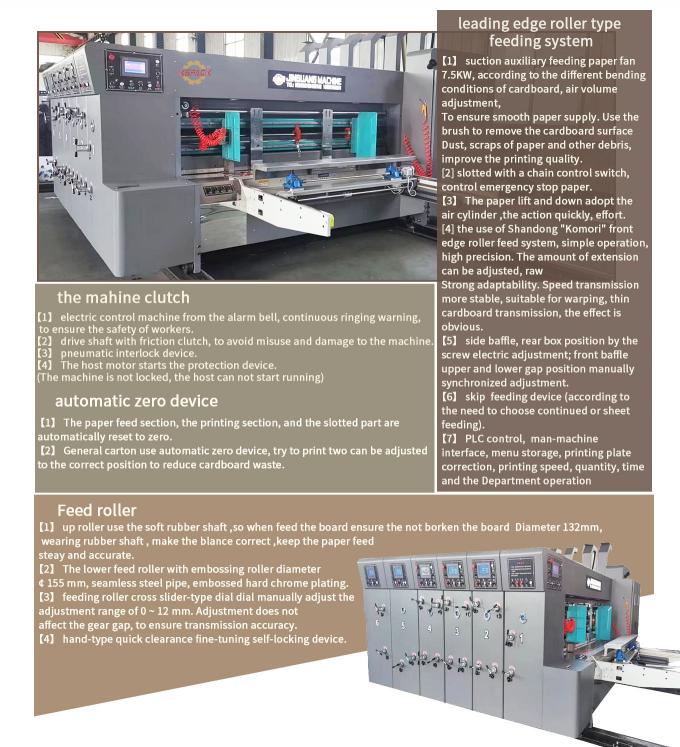 7.5kw Carton / Corrugated Box Die Cutting Machine With Cutting ...