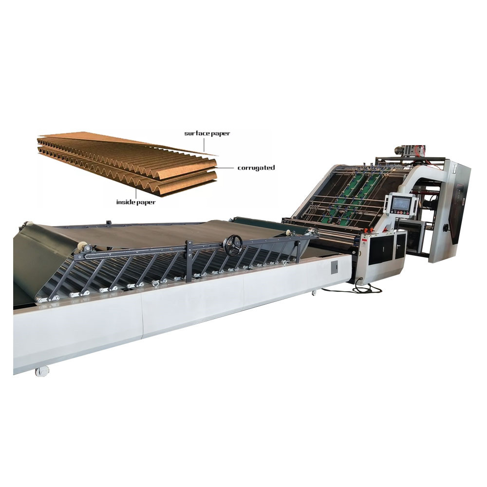 Full Automatic Corrugated Paperboard Flute Laminating Machine For ...