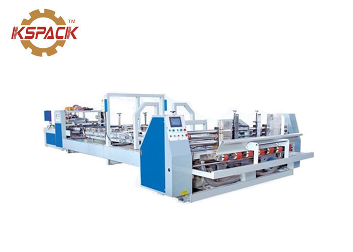 Fully Automatic Box Folder Gluer Machine For Corrugated Carton Gluing