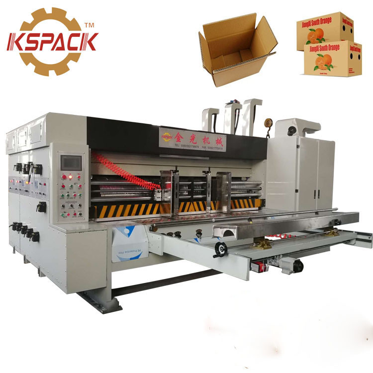 Automatic Flexo Ink 1-5 Color Corrugated Box Printing Machine