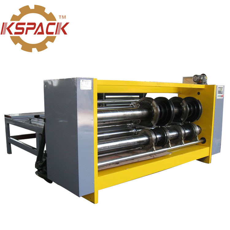 Semi Auto Chain Feeder Rotary Slotter Machine Carton Slotting Machine 2.2KW