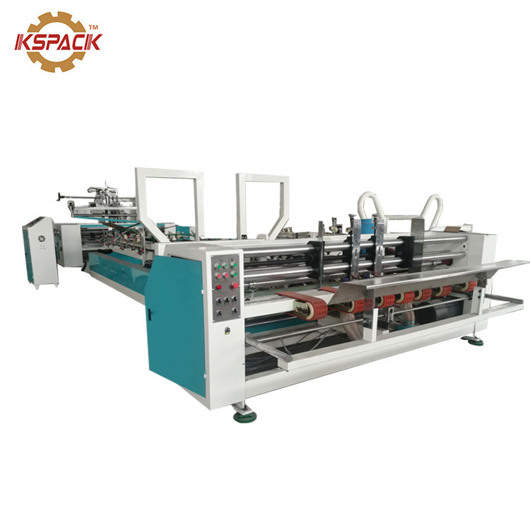 11.5kw Corrugated Cardboard Box Folder Gluer Machine Automatic