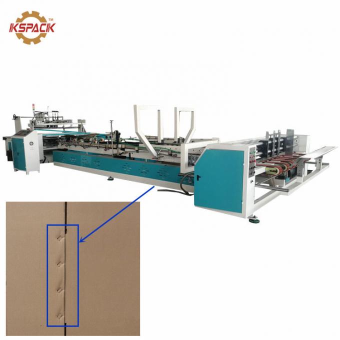 Corrugated Carton Box Stitching Machine For Cardboard 2000mm Size 1.6T