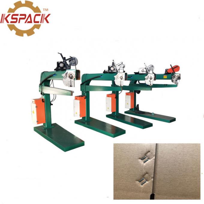 Corrugated Carton Box Stitching Machine For Cardboard 2000mm Size 1.6T